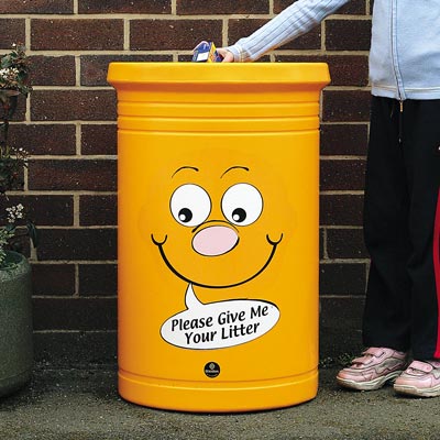 Children's Novelty Bins & Playground Litter Bins - Glasdon UK
