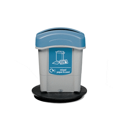 Eco Nexus® 60 Mixed Paper & Card Recycling Bin - Glasdon UK