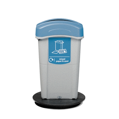Eco Nexus® 85 Mixed Paper & Card Recycling Bin - Glasdon UK