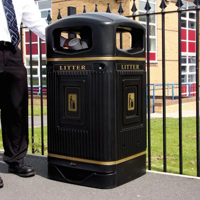 Glasdon Jubilee™ 110 Litter Bin with Free Delivery - Glasdon UK