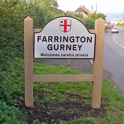 Glasdon Village Gateway - Boundary Sign - Free Delivery - Glasdon UK