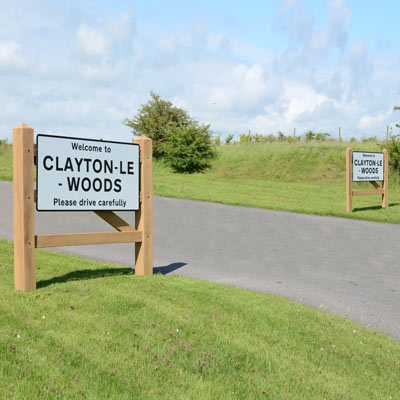 Glasdon Village Gateway - Boundary Sign - Free Delivery - Glasdon UK