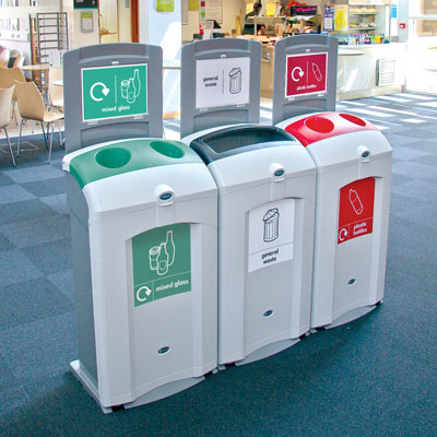 Nexus® 100 Mixed Recyclables Bin with Free Delivery - Glasdon UK