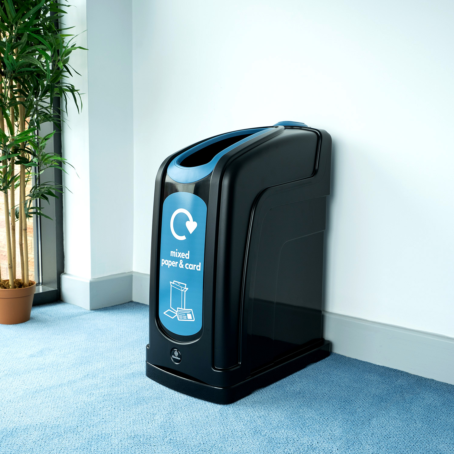 Nexus® 50 Mixed Paper & Card Recycling Bin - Glasdon UK