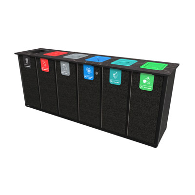 Origin® Infinity Hexa 420 Litre Recycling Station