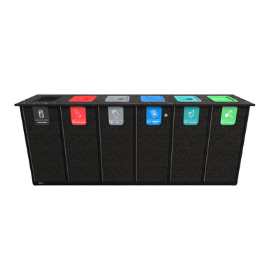 Origin® Infinity Hexa 420 Litre Recycling Station