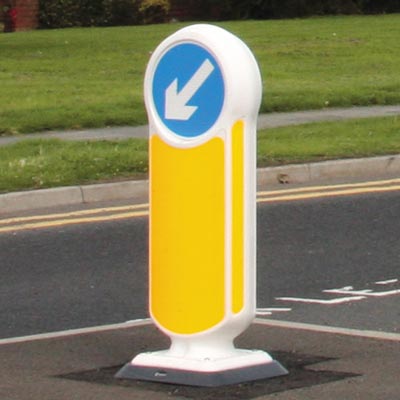 Rebound Signmaster LED™ Bollard - Get a Quote Today - Glasdon UK