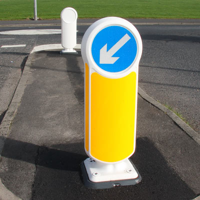 Rebound Signmaster LED™ Bollard - Get a Quote Today - Glasdon UK