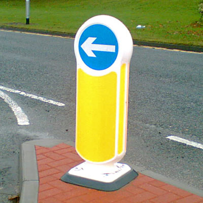 Rebound Signmaster LED™ Bollard - Get a Quote Today - Glasdon UK