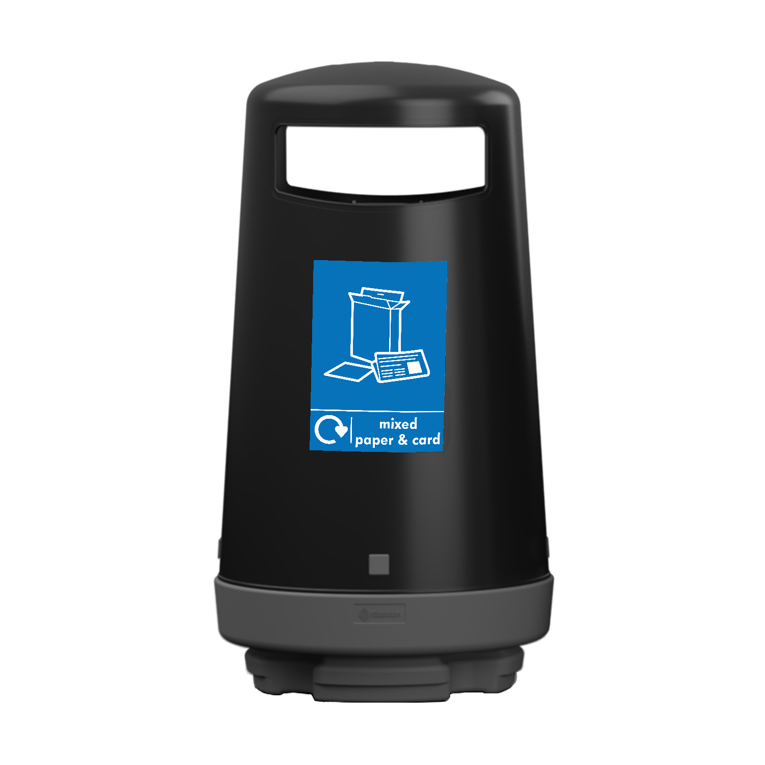 Topsy 2000™ Mixed Paper & Card Recycling Bin - Glasdon UK