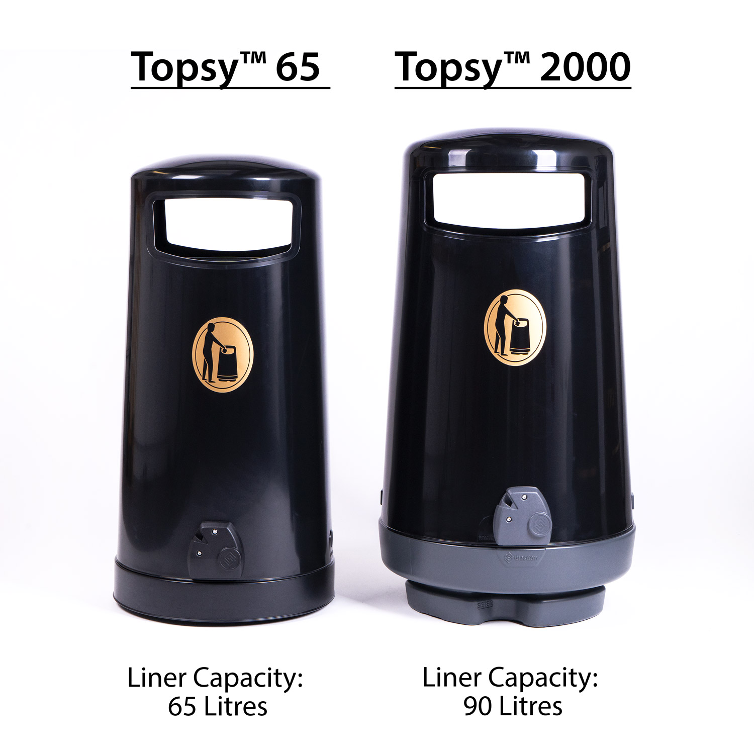 Topsy 2000™ Litter Bin - Glasdon UK