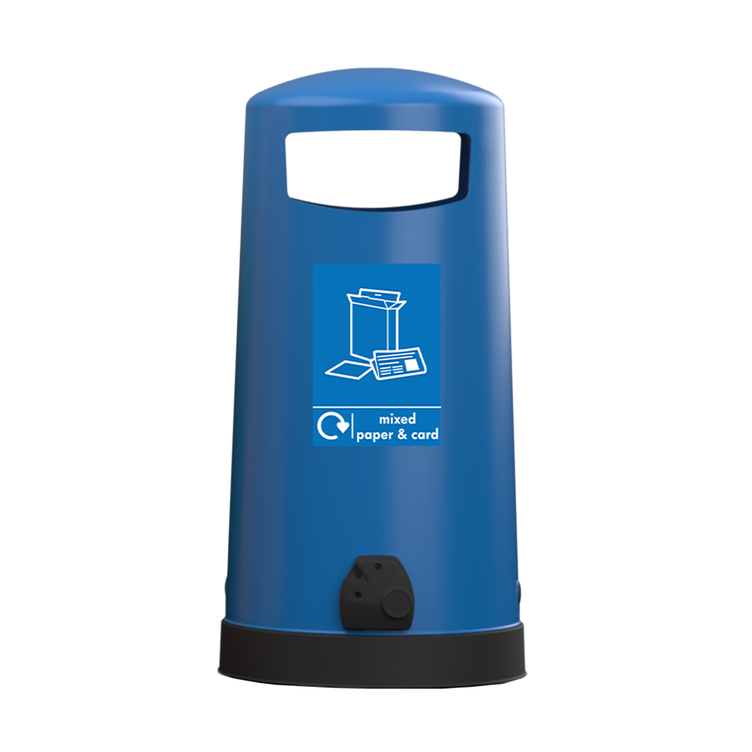 Topsy™ 65 Mixed Paper & Card Recycling Bin – Glasdon UK