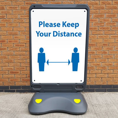 Advocate™ Free Standing Sign - Portable Sign Board - Glasdon