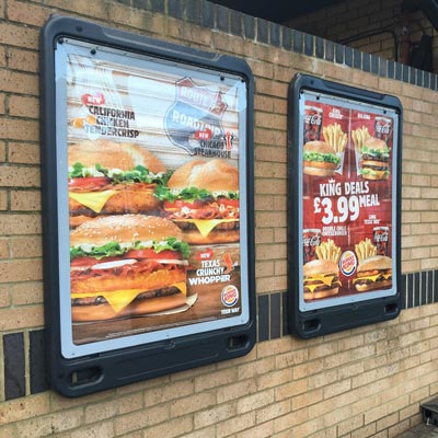 Advocate™ Wall Mounted Poster Display Sign - Glasdon UK