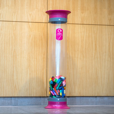 C-Thru™ 15L Vape Recycling Bin with Express Delivery - Glasdon UK