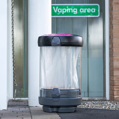 C-Thru™ 180 Vapes Recycling Bin - Glasdon UK
