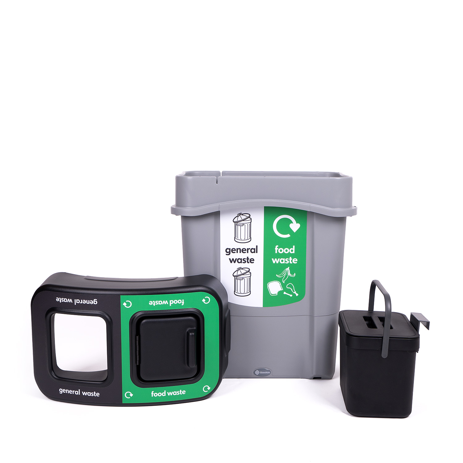 Eco Nexus® Duo 60 General Waste/Food Waste Recycling Bin Express ...