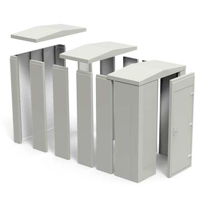 Element™ GRP Housing 3m x 3m x 2.5m - Glasdon UK