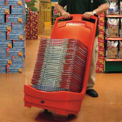 Mobile Basket Buddy™ - Shopping Basket Storage Unit - Glasdon UK