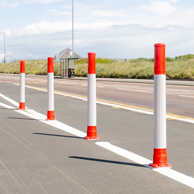 Neopolitan™ Delineator Post - Reboundable & Reflective - Glasdon UK