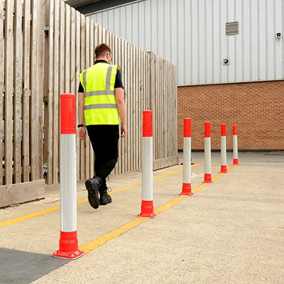 Neopolitan™ Delineator Post - Reboundable & Reflective - Glasdon UK