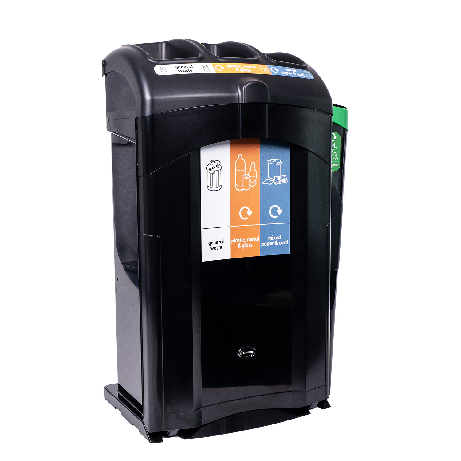 Nexus® 100 Quad Recycling Bin with Express Delivery - Glasdon UK
