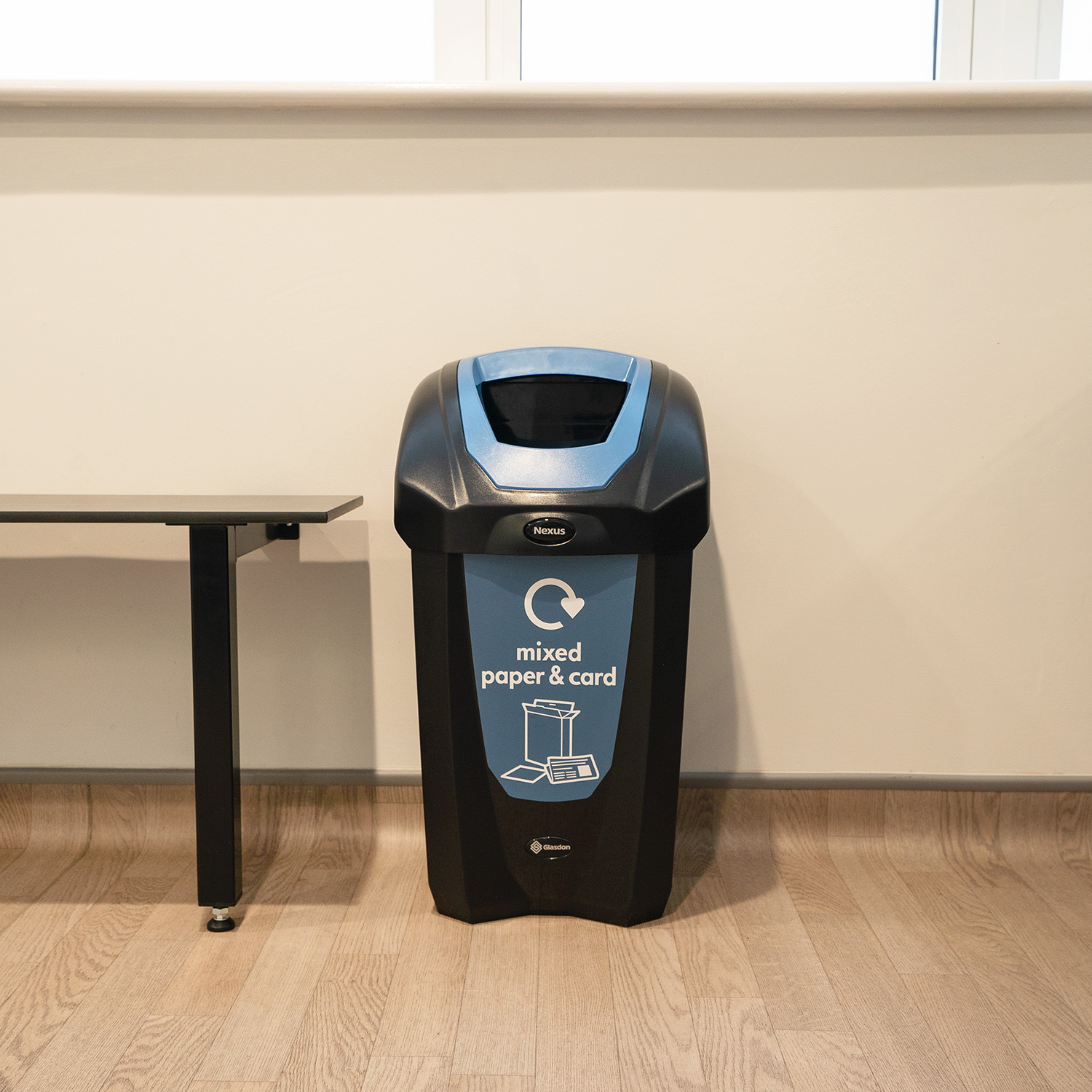 Nexus® 30 Plastic, Mixed Paper & Card Recycling Bin - Glasdon UK