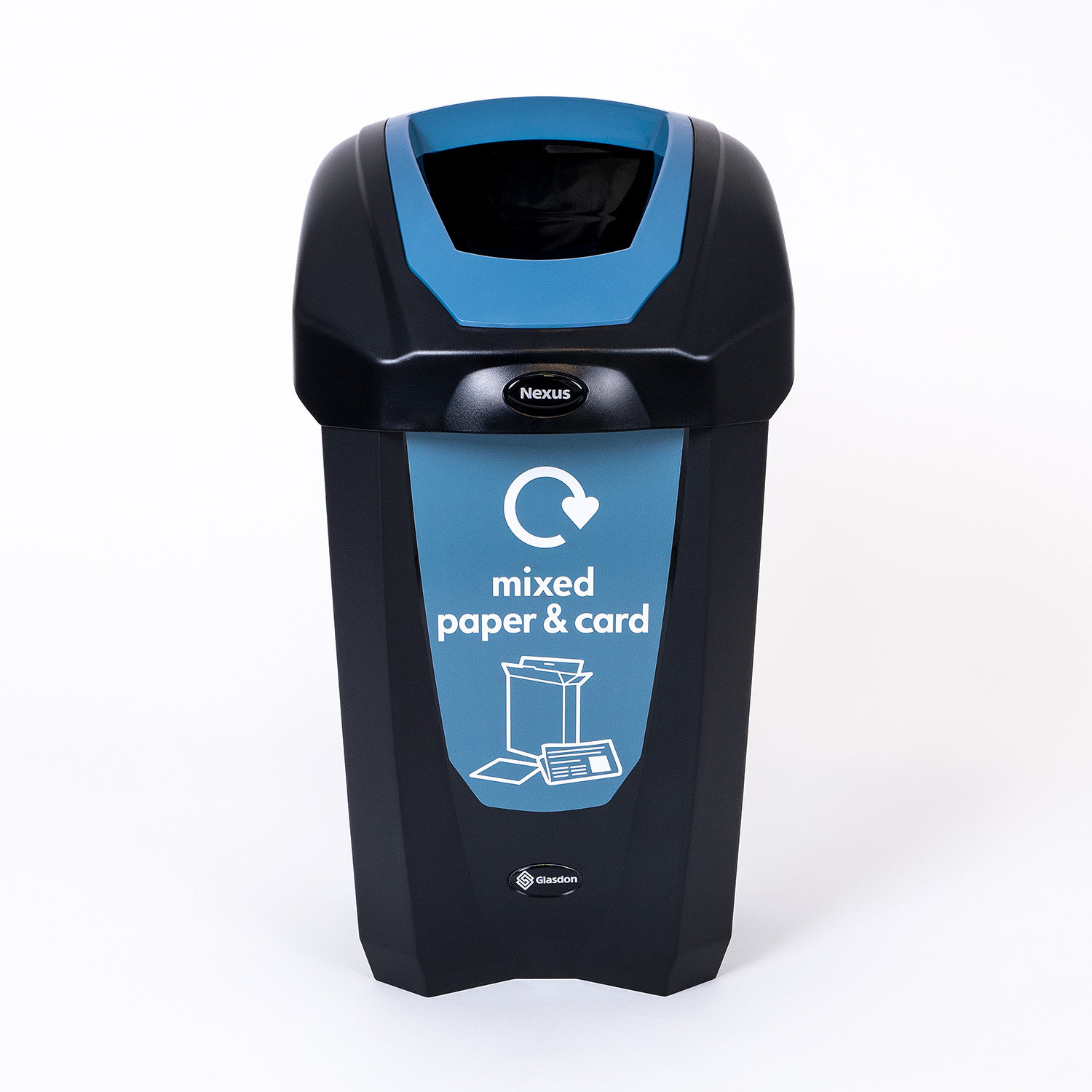 Nexus® 30 Plastic, Mixed Paper & Card Recycling Bin - Glasdon UK