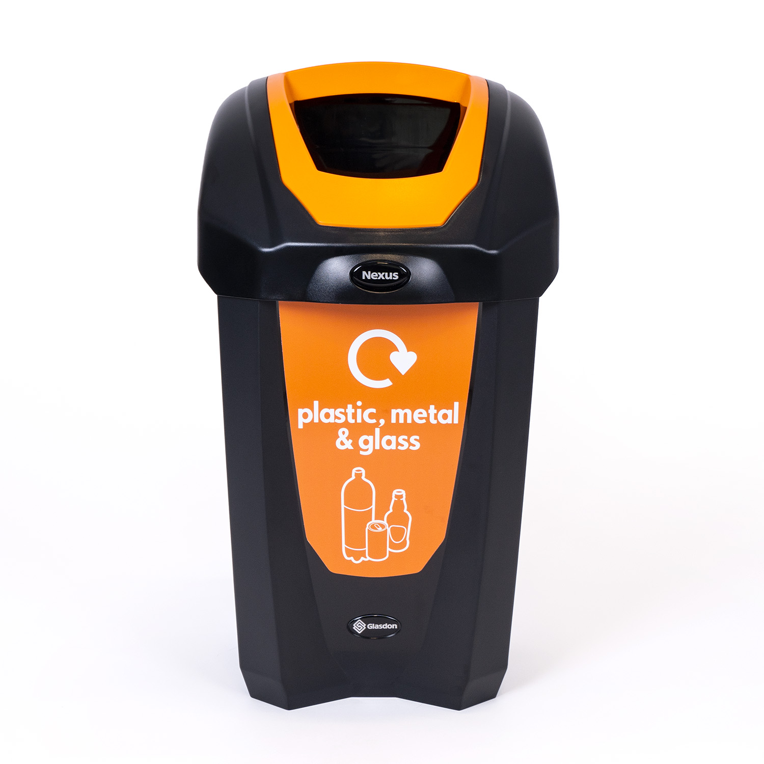 Nexus® 30 Plastic, Metal & Glass Recycling Bin - Glasdon UK