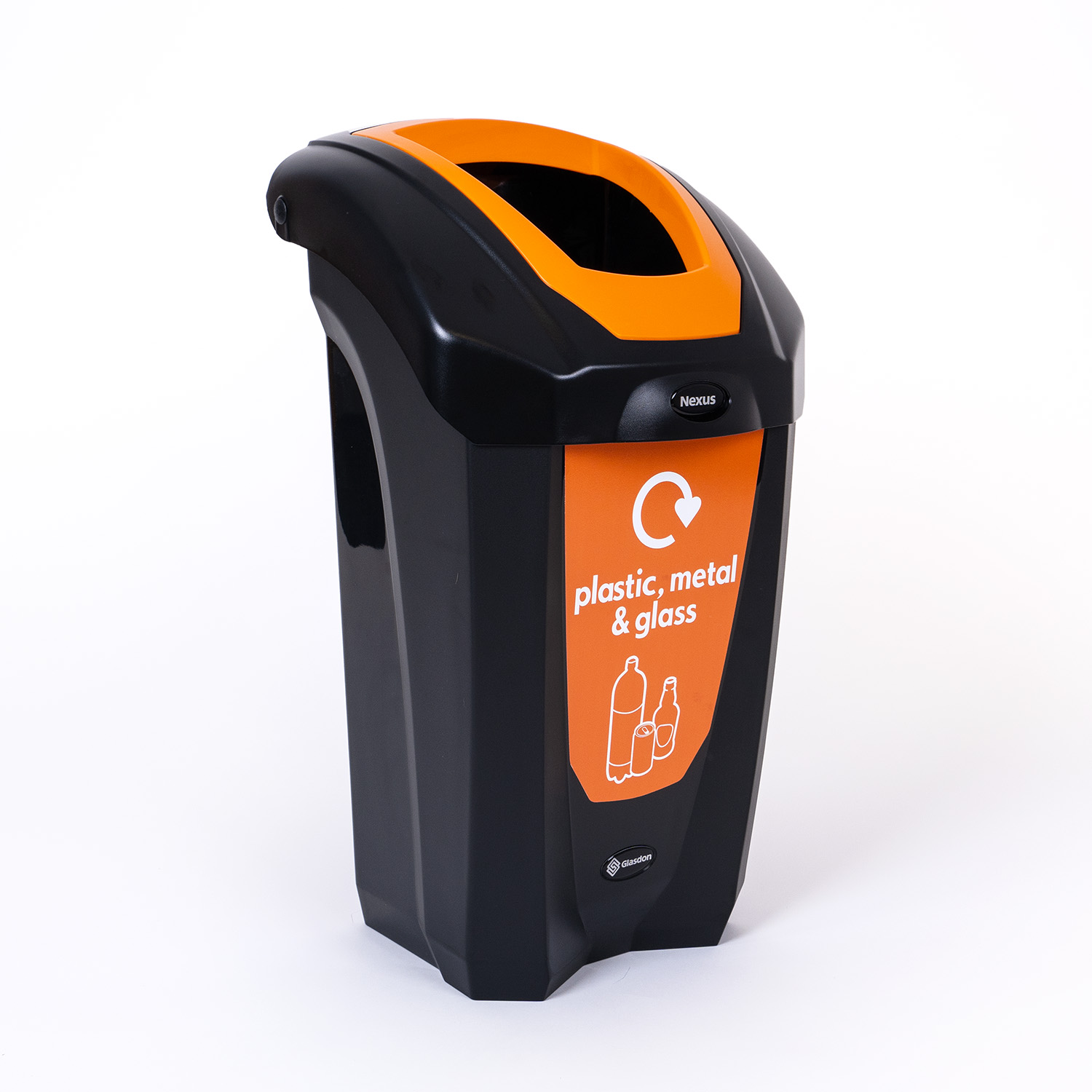 Nexus® 30 Plastic, Metal & Glass Recycling Bin - Glasdon UK