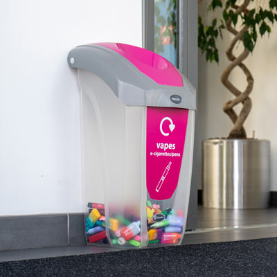 C-Thru Nexus® 30 Vape Recycling Container - Glasdon UK