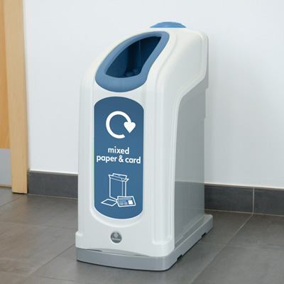 Nexus® 50 Mixed Paper & Card Recycling Bin - Glasdon UK