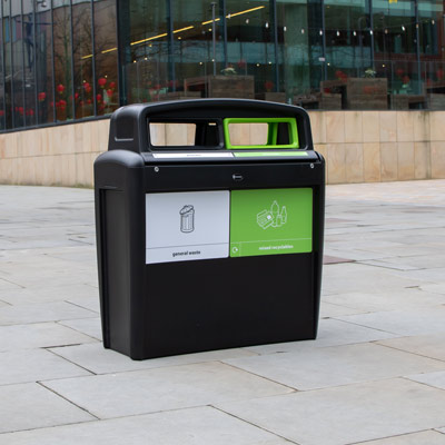Nexus® Evolution City Duo Recycling Bin - Glasdon UK