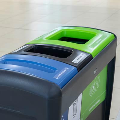 Nexus® Evolution Trio Recycling Bin -Glasdon UK
