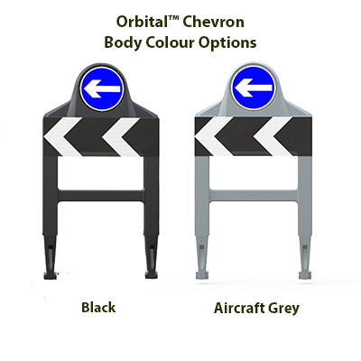 Orbital™ Chevron Sign - Ideal for Marking Roundabouts - Glasdon UK