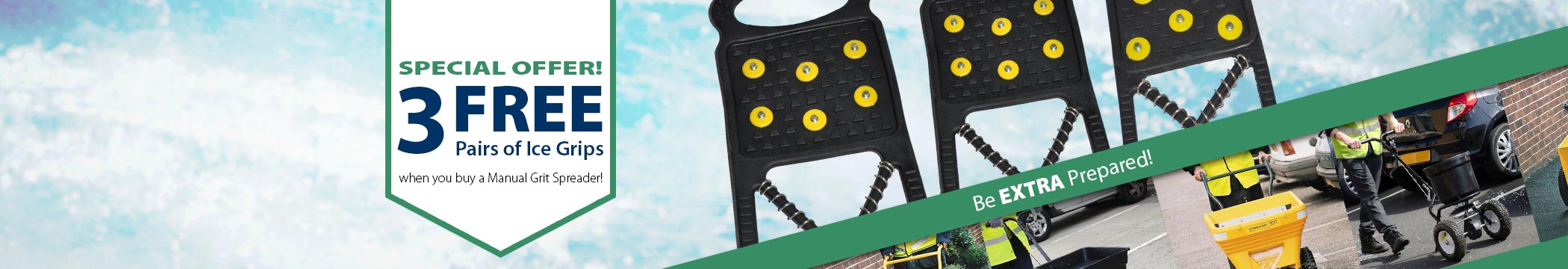 Push Along Gritters | Manual Salt Spreaders