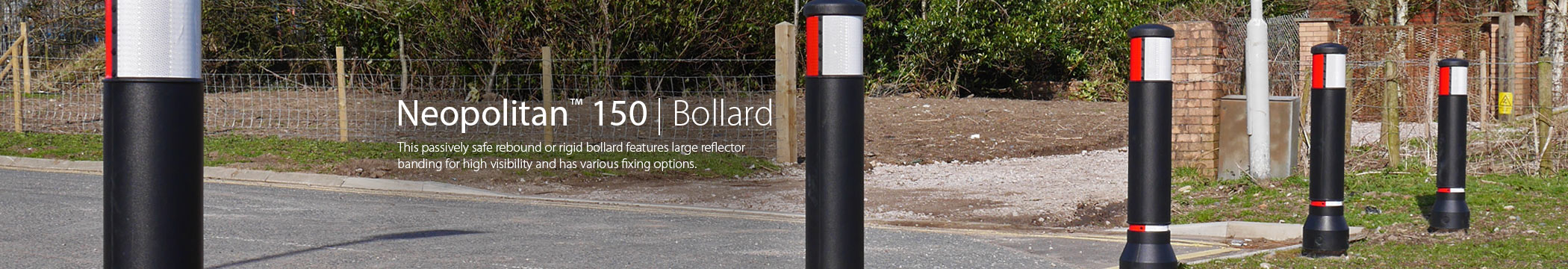 Recycled Plastic Roadside Traffic Bollards - Glasdon UK