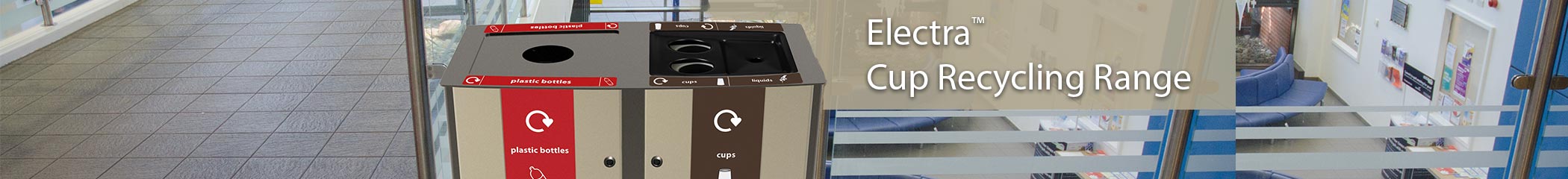 Cup Recycling Bins | Paper, Plastic & Coffee Cup Bins